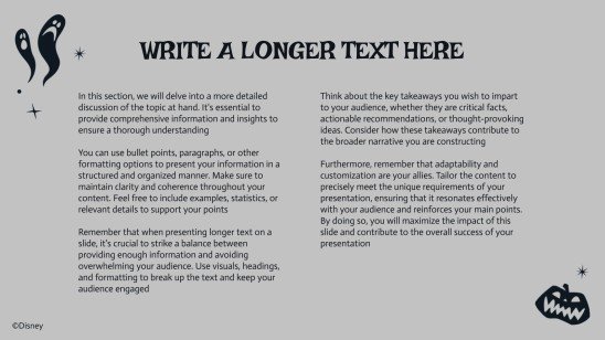 Mickey Mouse and Friends Halloween Presentation