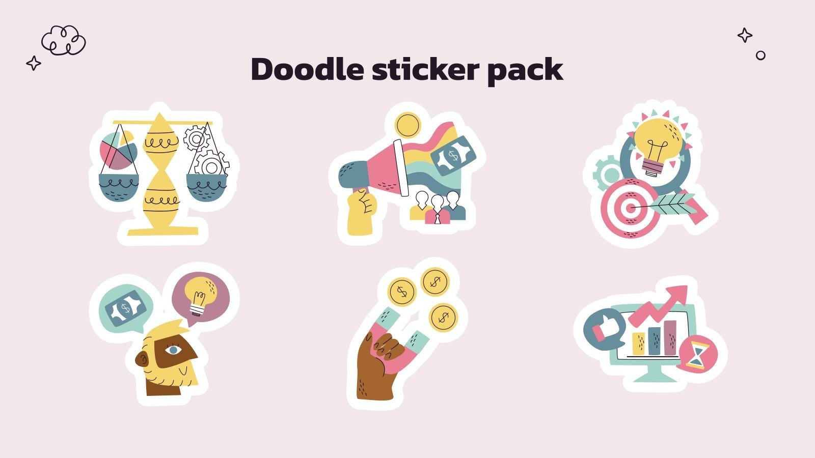 Doodle Sticker Pack Template