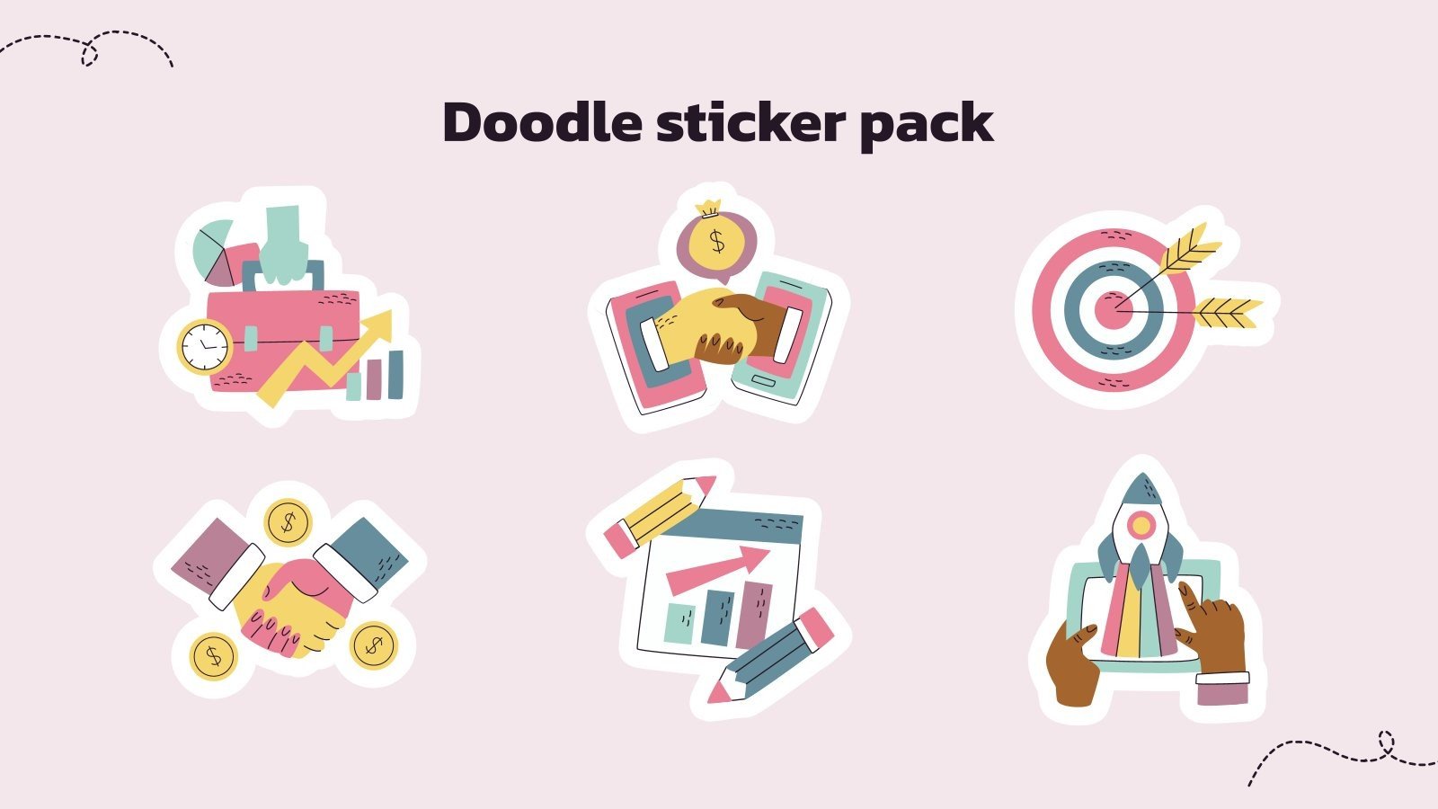 Doodle Sticker Pack Template
