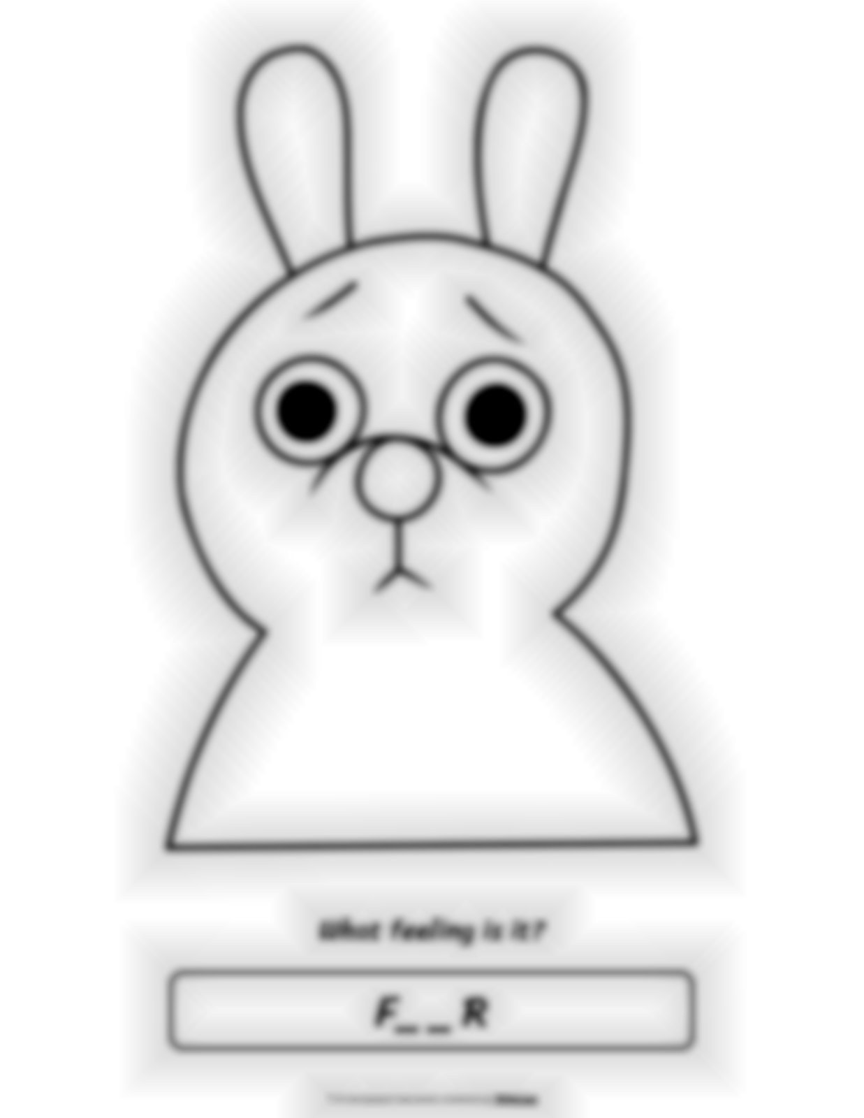 Plantilla Libro para colorear de sentimientos