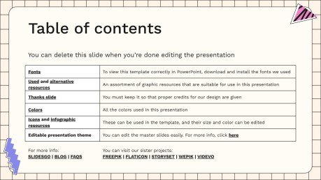 4 Blocker Template for Education Presentation