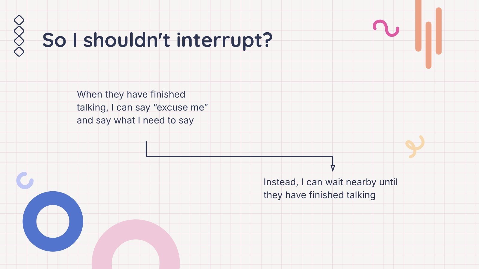 No More Interrupting Presentation