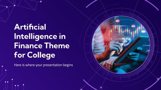 Artificial Intelligence in Finance Theme for College