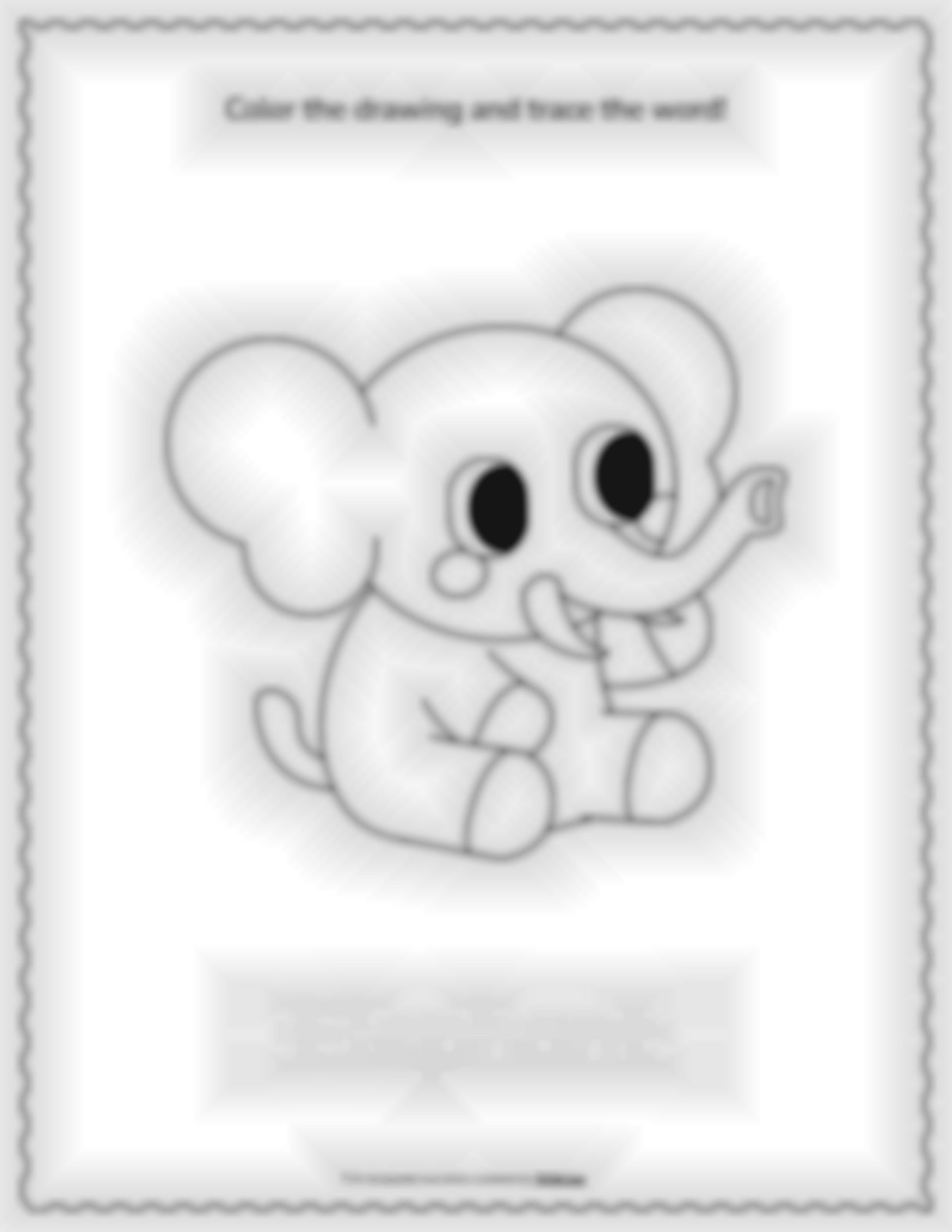 Alphabet A to Z Coloring Book Template