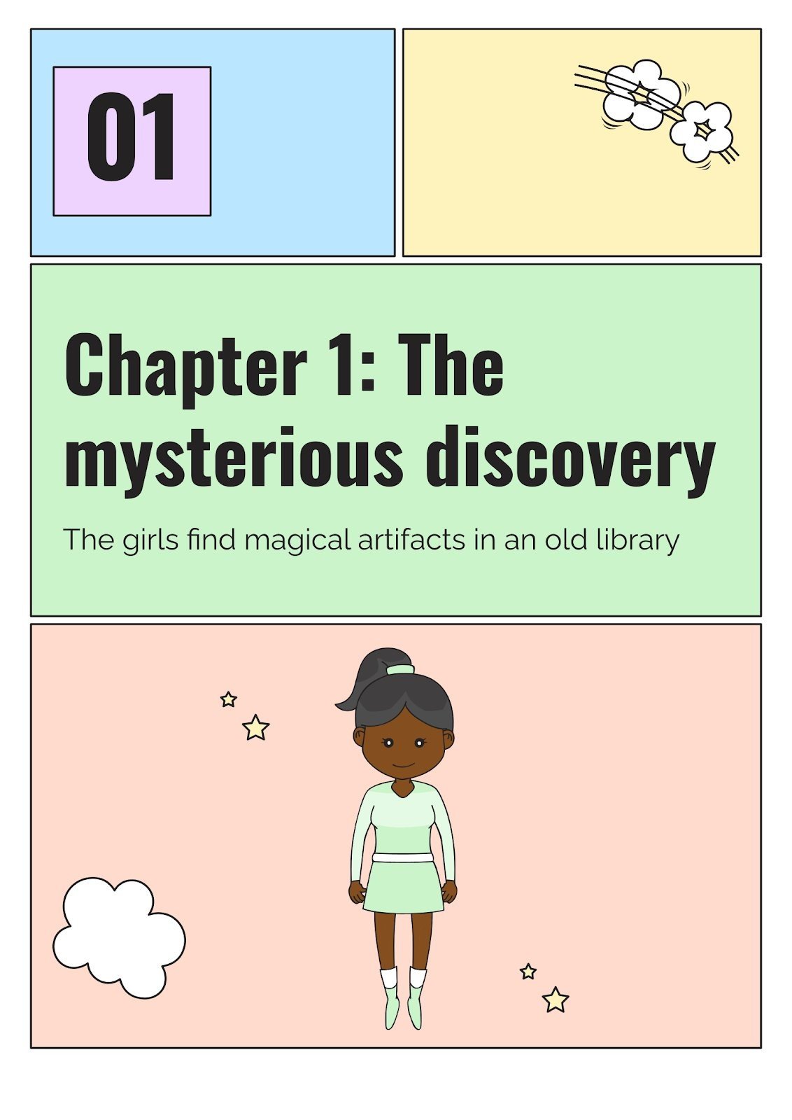 Comic Book Story Book Presentation