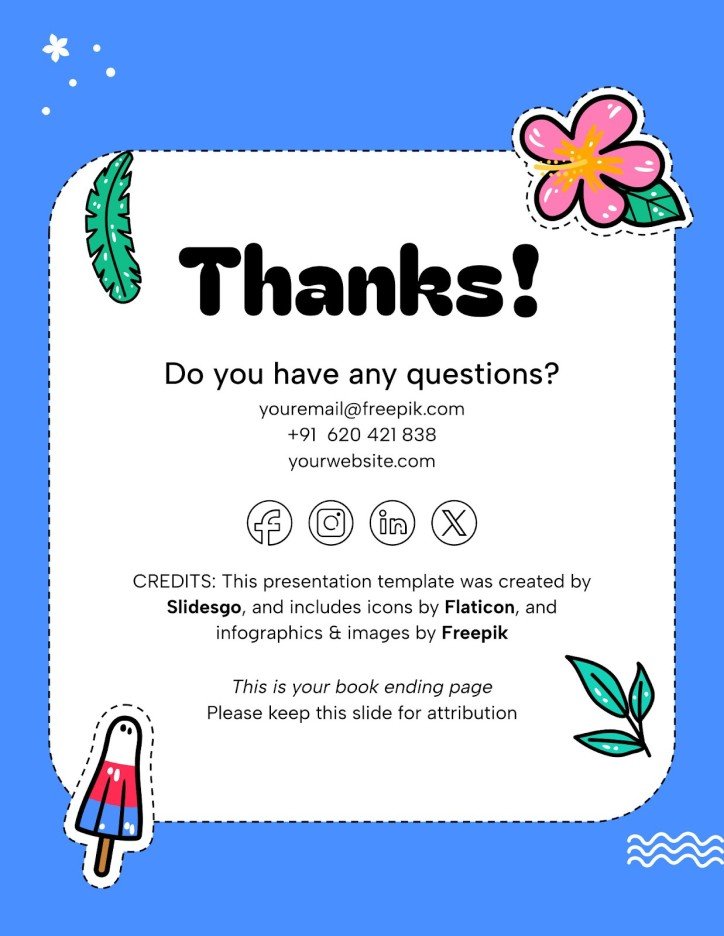 Beach Cut-outs Template