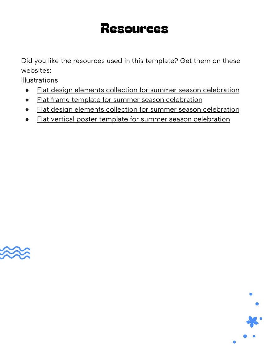 Beach Cut-outs Template