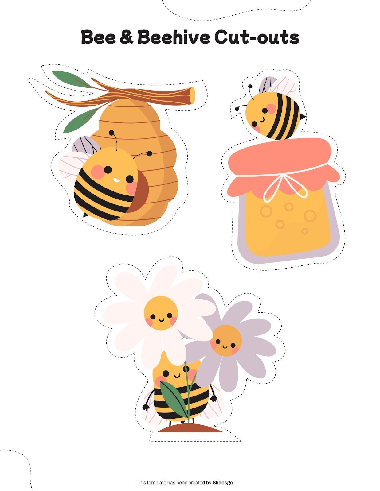 Bee & Beehive Cut-outs Presentation
