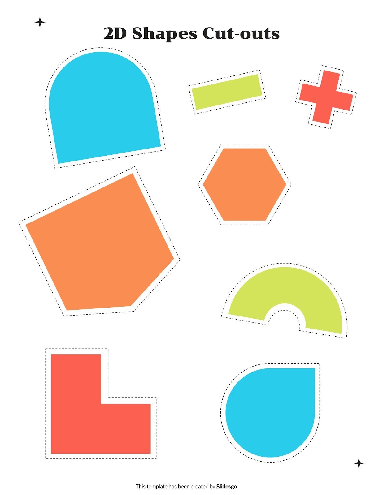 2D Shapes Cut-outs Presentation