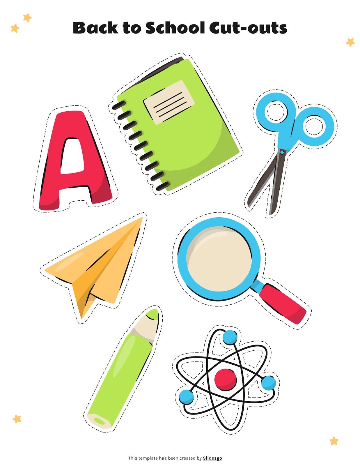 Back to School Cut-outs Presentation