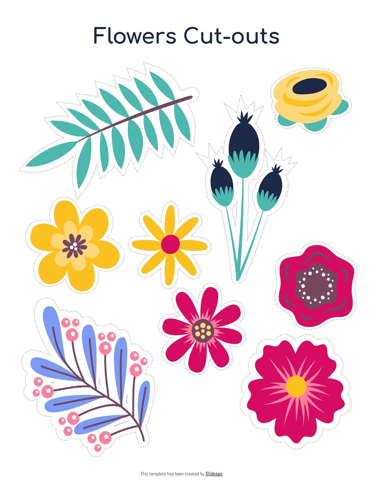 Flowers Cut-outs Presentation