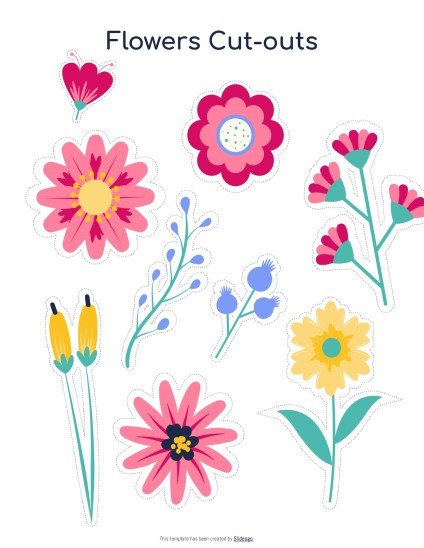 Flowers Cut-outs Presentation