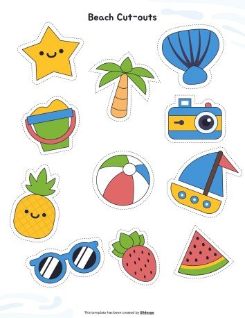 Beach Cut-outs Presentation