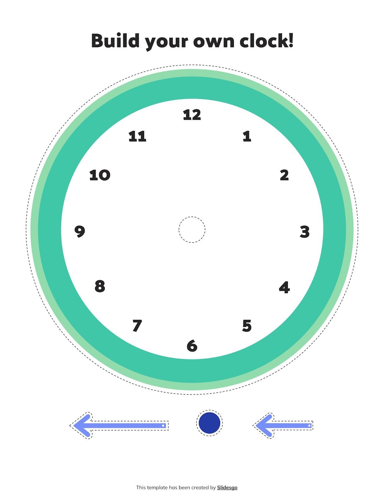 Clock Cut-outs Template