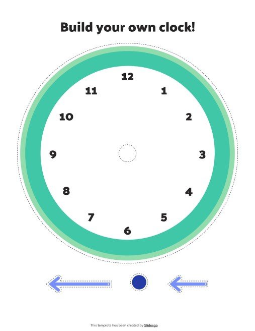 Clock Cut-outs Template