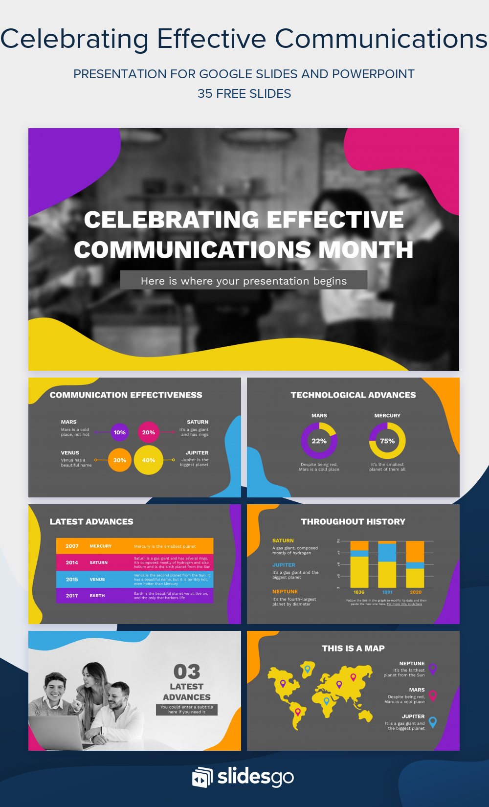 Celebrating Effective Communications Month | Google Slides