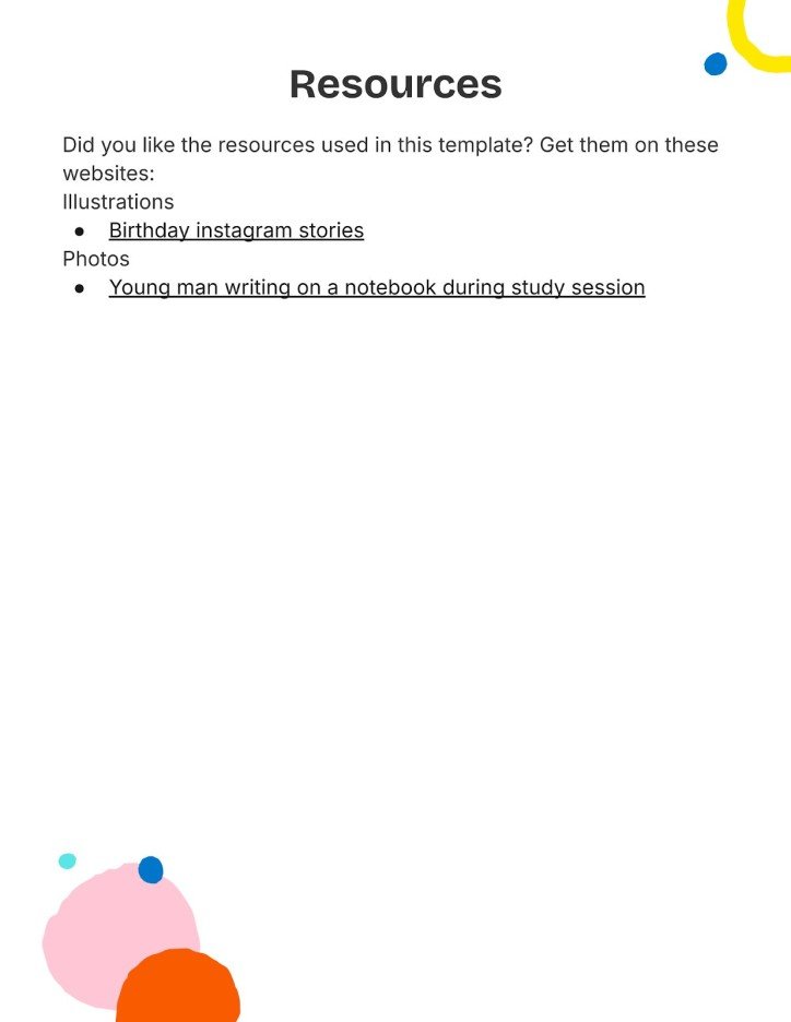 Inspire to Learn Handout Template