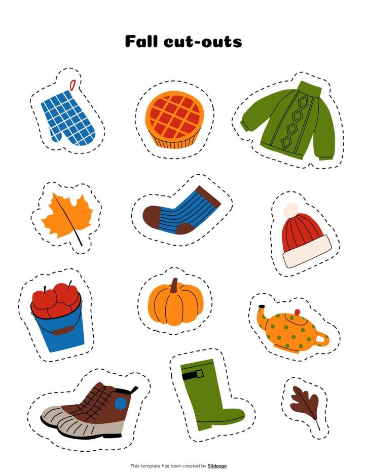 Fall Cut-outs Template