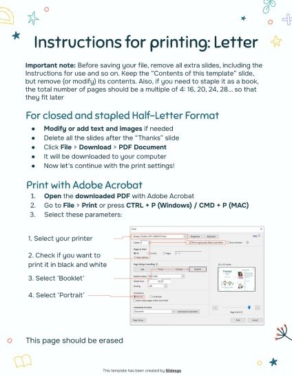 Back to school Handout Template