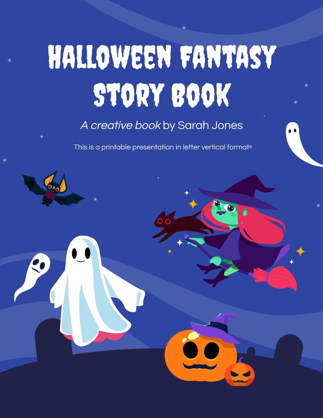 Halloween Fantasy Story Book Presentation