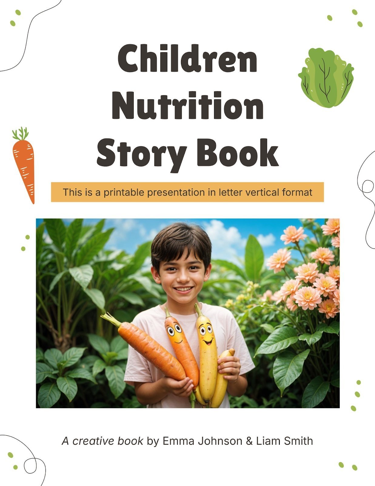 Children Nutrition Story Book Presentation