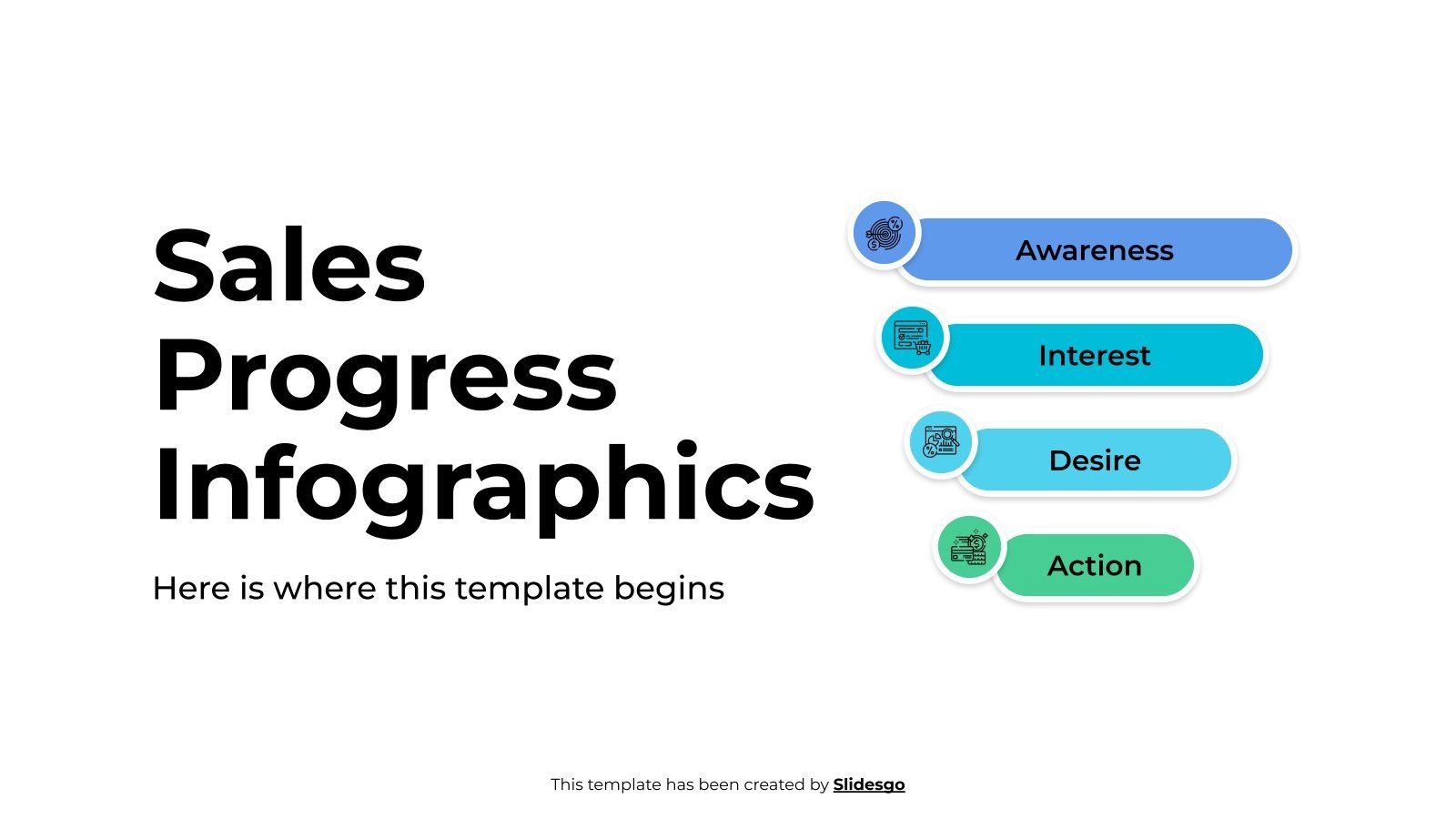 Sales Progress Infographics Template