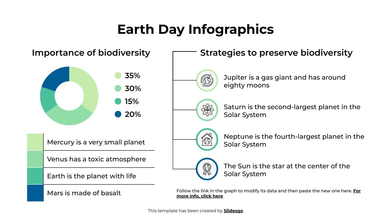 Earthday Infographics Template
