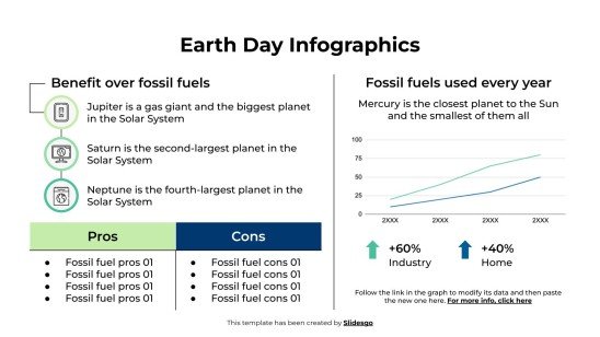Earthday Infographics Template