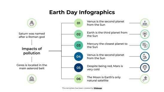 Earthday Infographics Template