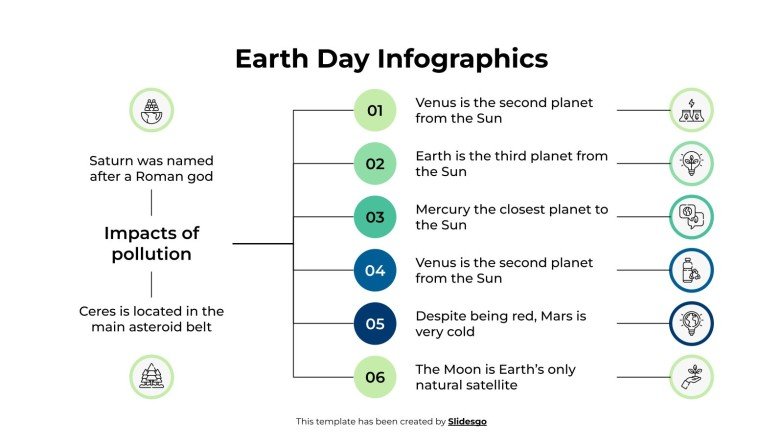 Earthday Infographics Template