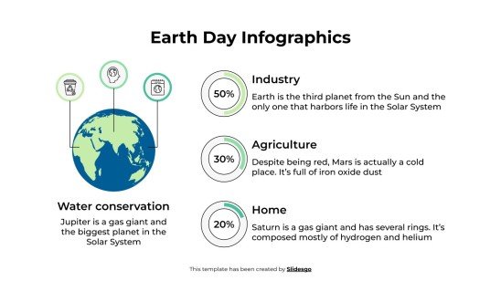 Earthday Infographics Template