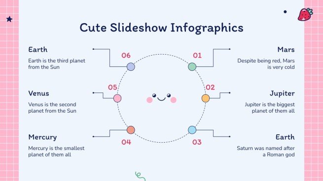 Cute Slideshow Infographics Template