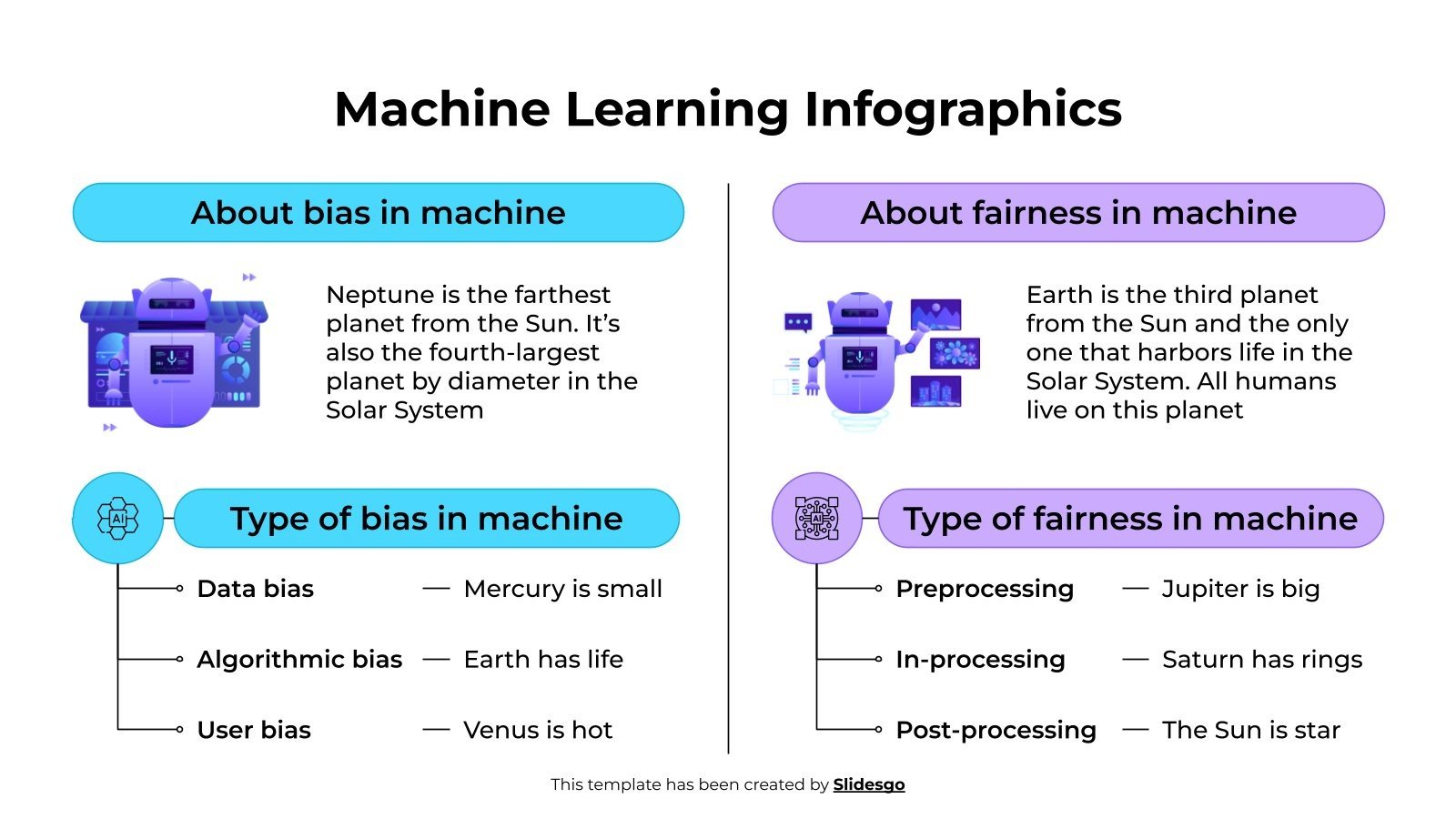 Machine Learning Infographics Template
