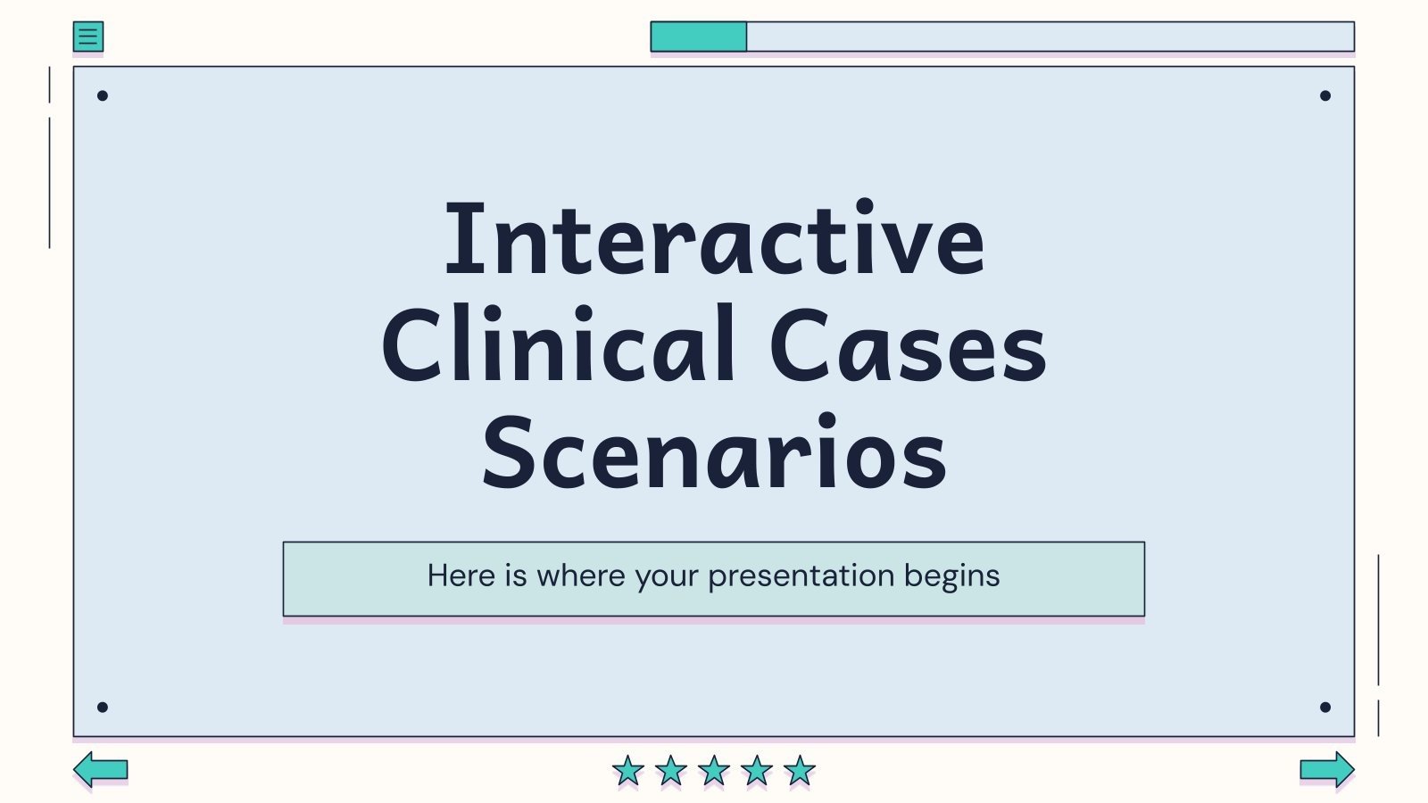Interactive Clinical Cases Scenarios | Google Slides & PPT