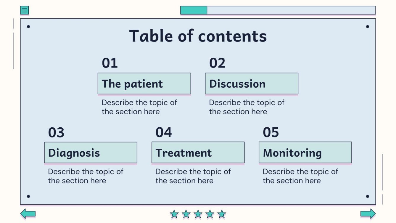 Interactive Clinical Cases Scenarios | Google Slides & PPT