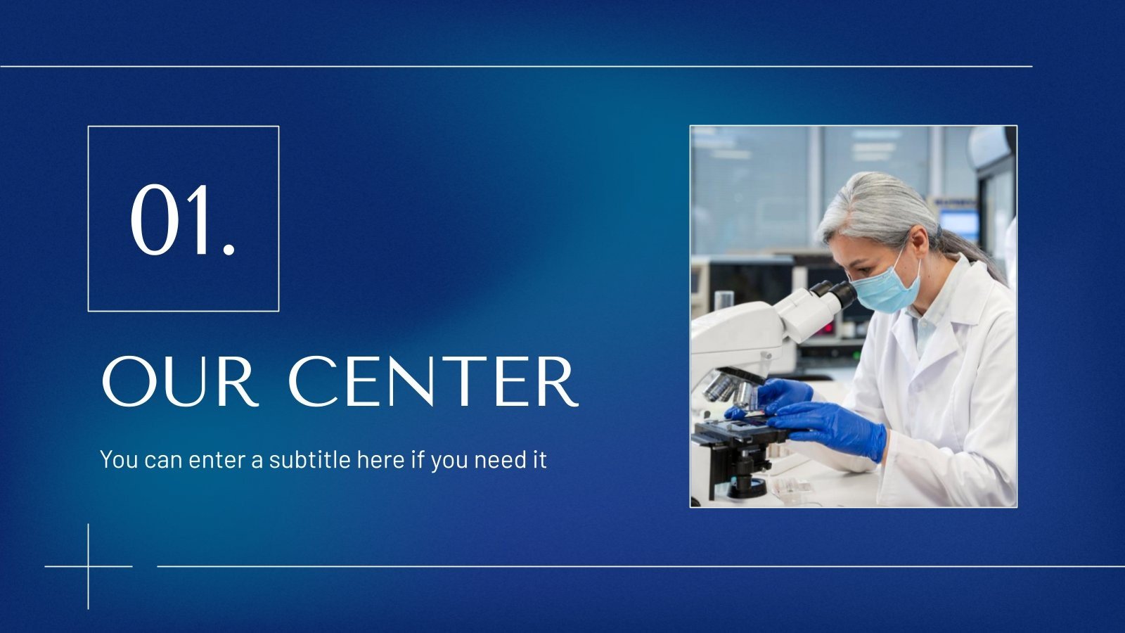 Centro de experimentación médica y científica | Google Slides