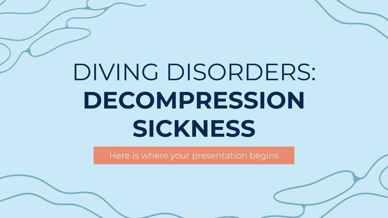 Diving Disorders: Decompression Sickness | Google Slides & PPT