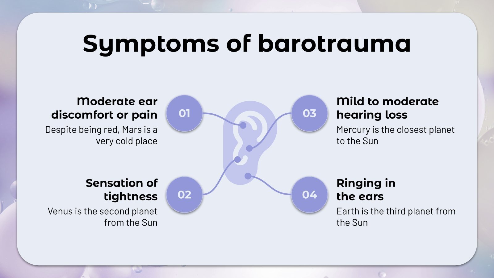Diving Disorders: Barotrauma | Google Slides & PowerPoint