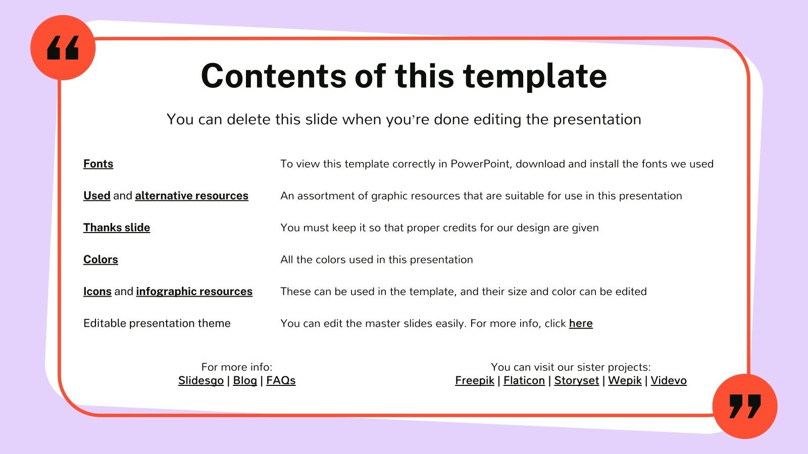 Call Out Slideshow Template Presentation