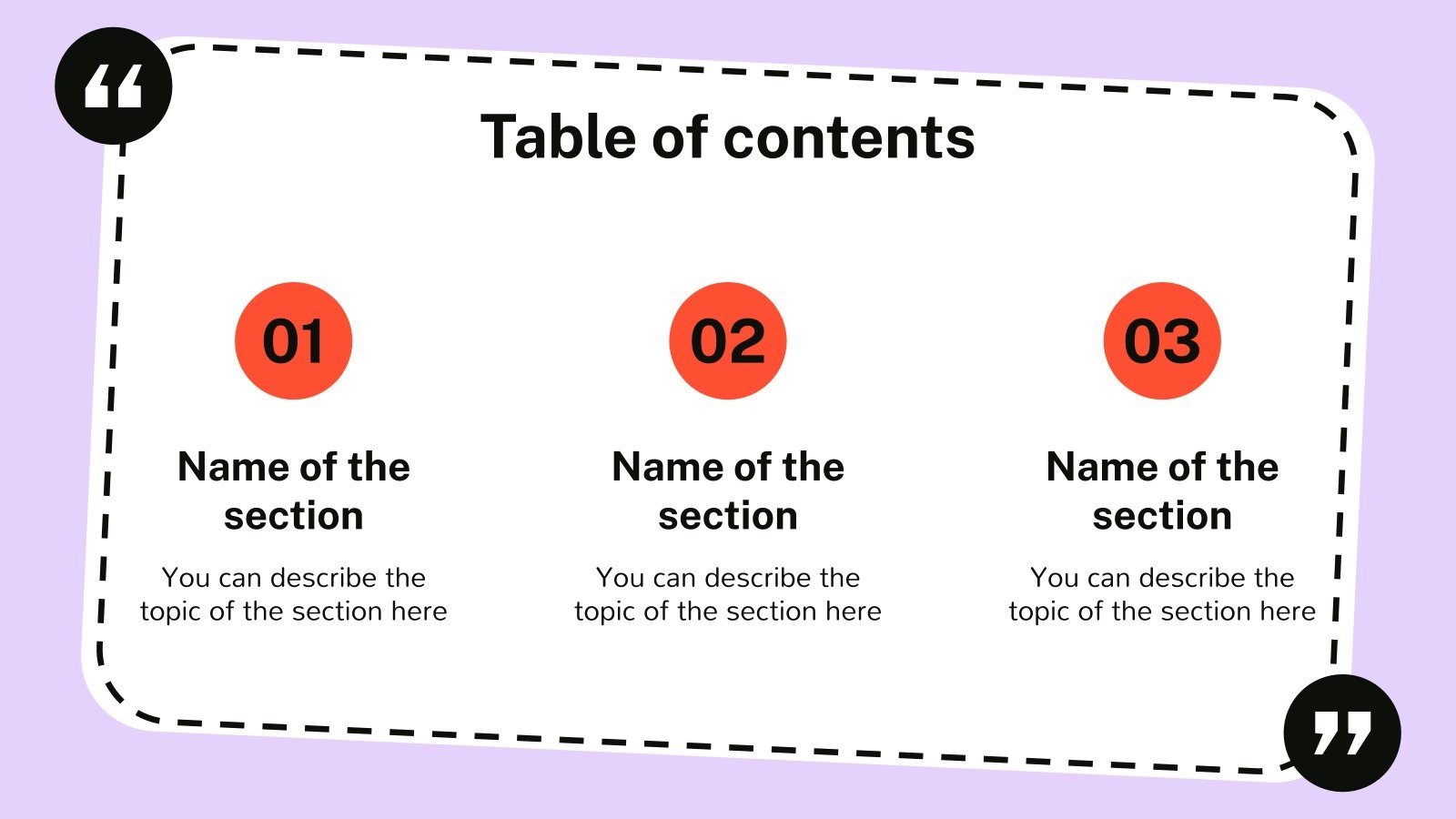 Call Out Slideshow Template Presentation