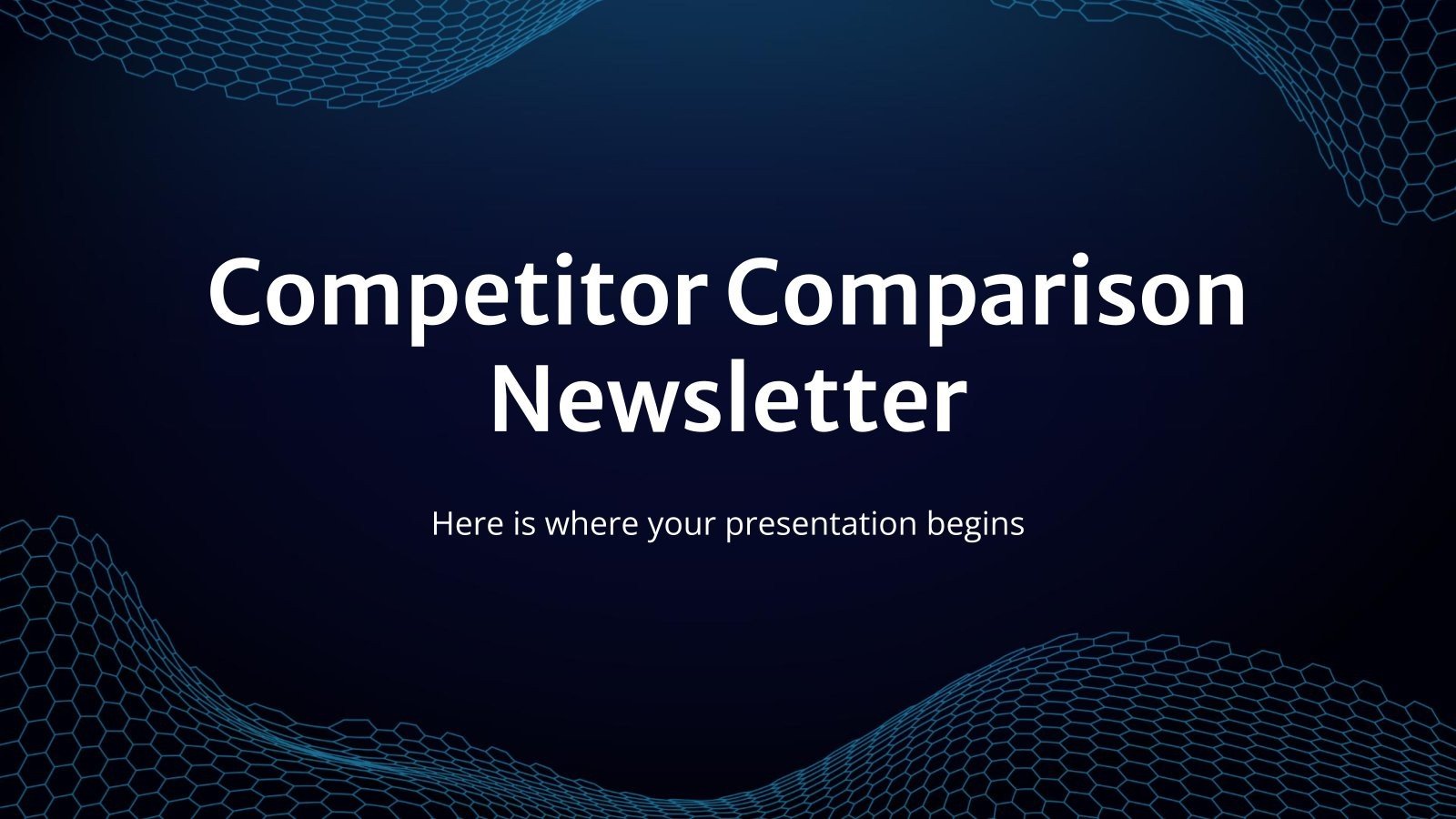 Competitor Comparison Newsletter Presentation