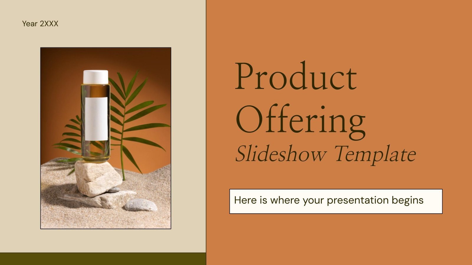 Product Offering Slideshow Template Presentation