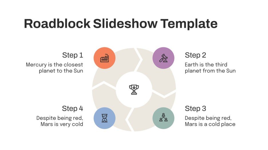 Roadblock Slideshow Template Presentation