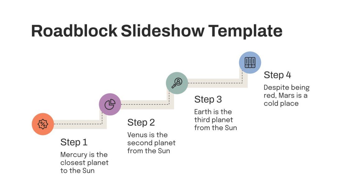 Roadblock Slideshow Template Presentation