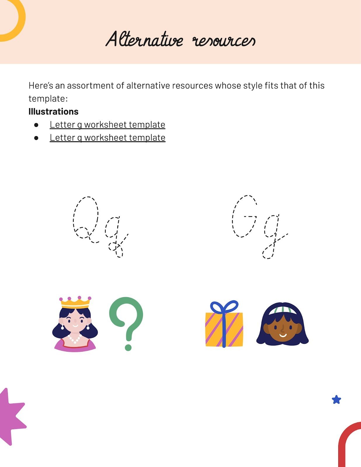 Cursive Handwriting Practice Handout Template