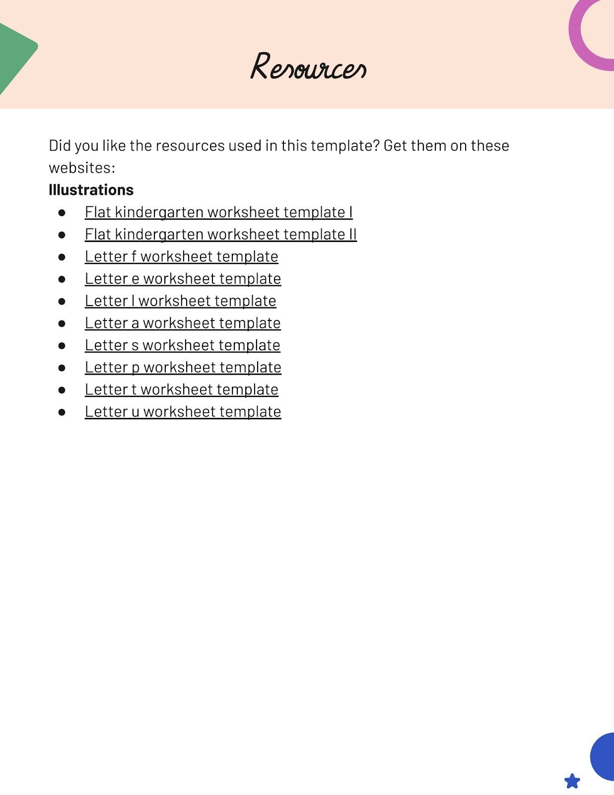 Cursive Handwriting Practice Handout Template