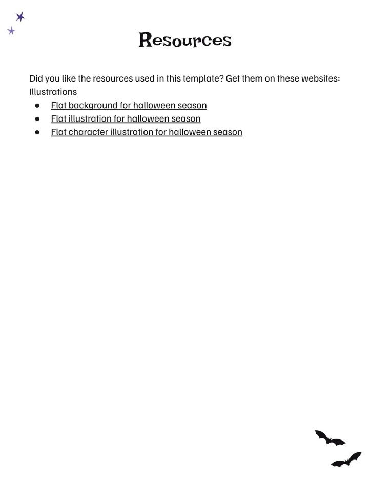 Halloween Worksheet Template