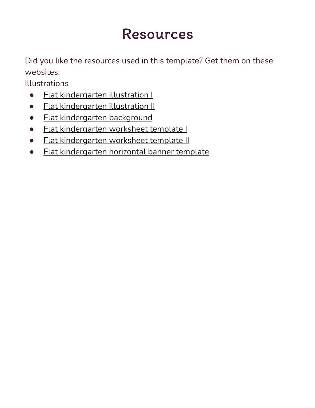 Children Cut-outs Template