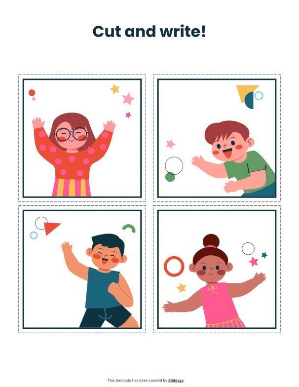 Children Cut-outs Template