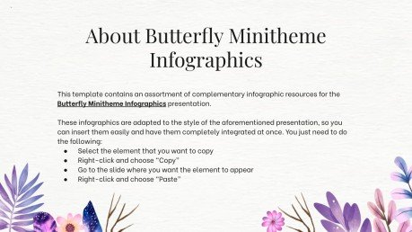 Butterfly Minitheme Infographics Template